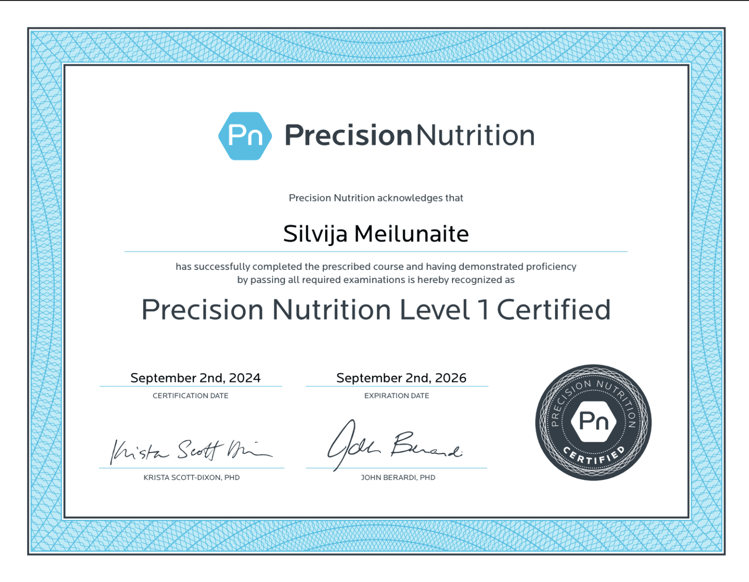 Precision Nutrition Level 1 Nutrition Certification. An Honest Review ...
